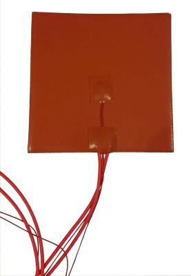 China 380v Silicone Heater Pad 150deg , 1000mm Silicone Heat Mat for sale