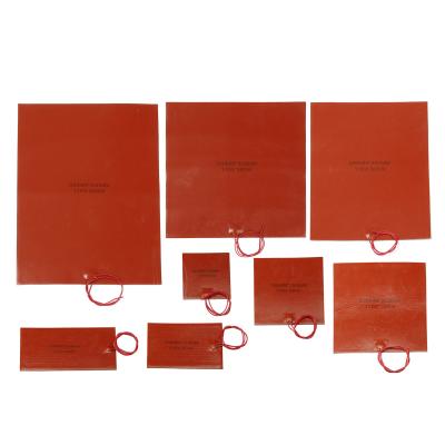 China 1.5mm Silicone Heating Pad 12v 10L 800w With 3M Adhesive for sale
