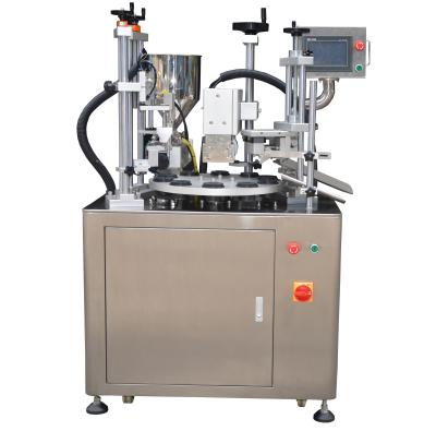 China 250ml Automatic Cosmetic Hair Gel Tube Filling Sealing Machine for sale