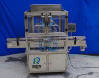 China 100ml To 1000ml Piston Filling Machine Four Heads With Glass Cover for sale