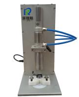 China Small Glass Bottle Semi Auto Capping Machine Jar Aluminium Cover for sale