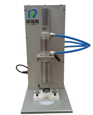 China Small Glass Bottle Semi Auto Capping Machine Jar Aluminium Cover for sale