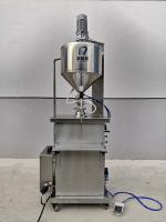 China Single Head Semi Automated Bottle Filling Machine Shampoo 0.1 To 1 Liter for sale