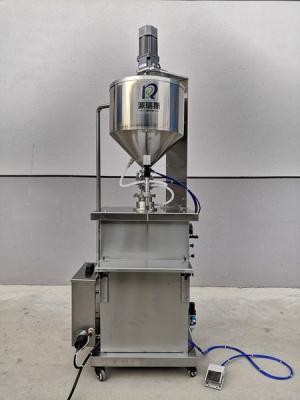 China Single Head Semi Automated Bottle Filling Machine Shampoo 0.1 To 1 Liter for sale
