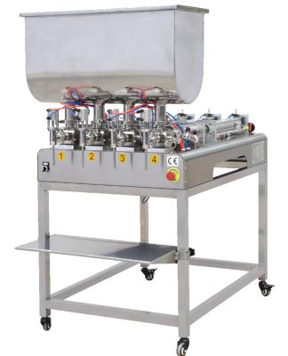 China Semi Auto 100ml Pneumatic Bottle Filling Machine 500ml 1000ml for sale