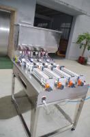 China PET Bottle Automated Bottle Filling Machine SS304 , 1L 4 Head Liquid Filling Machine for sale