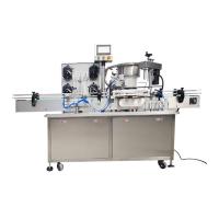 China 100 To 500ml Pharmaceutical Filling Machine , Four Nozzles Automatic Bottle Filling And Capping Machine for sale