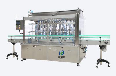 China Lube Oil Automatic 100ml Piston Filling Machine 12 Heads For Shampoo for sale