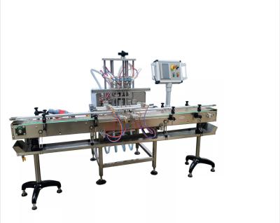 China Medical Grade Cream Digital Gear Pump Filling Machine Automatic 4 Heads for sale