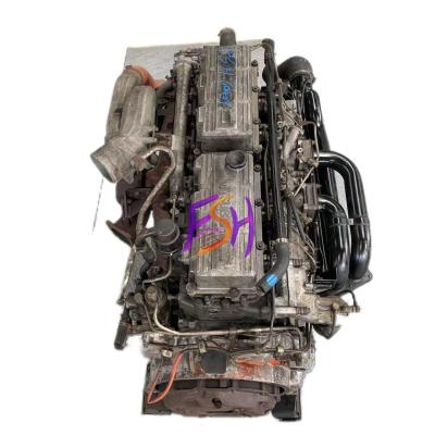China 6.6L 6D40T Used Turbocharged Diesel Engine Assembly for Mitsubishi Fuso Trucks 200-250HP for sale