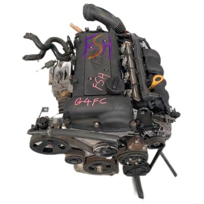 China Hyundai G4FC 1.6L Naturally Aspirated 4 Cylinder Gasoline Used Engine Assembly 1591cc for sale