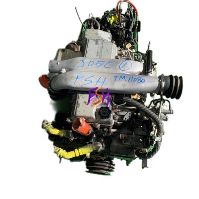 China Hino J05CT 150 to 200 HP Used Diesel Engine Assembly 4.0L for Medium Duty Truck for sale