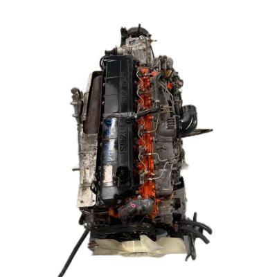 China Used FSH 6HE1 6 Cylinder Diesel Engine Long Block Cast Iron Professional Tested for Trucks for sale