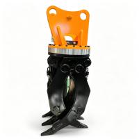 China CE Approved Rotary Hydraulic Wood Grapple ZX230 ZX210 Excavator for sale