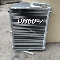 China DH60-7 Hydraulic Oil Radiator Excavator 13F42000 13G62000 Radiator Oil Cooler Fittings for sale