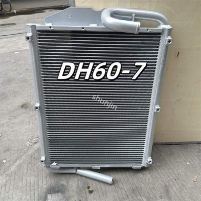 China DH60-7 Hydraulic Oil Radiator Excavator 13F42000 13G62000 Radiator Oil Cooler Fittings for sale
