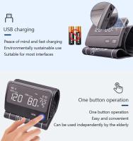 China IP21 Electronic Home Medical Blood Pressure Monitors 2*60 Records Arm Style for sale