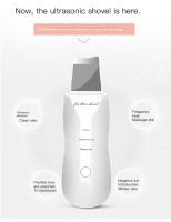 China Plastic Portable Ultrasonic Skin Scrubber Professional 300g Blackhead Remover Scrubber for sale