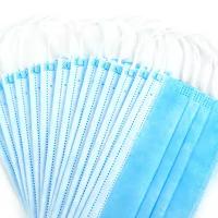 China Disposable Blue Earloop Face Mask Hospital Respirator Mask Antibacterial Dustproof for sale