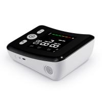 China Black Home Blood Pressure Device Automatic Shutdown With One Button Measurement for sale