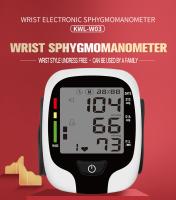 China Smart Home Digital Wrist Sphygmomanometer Automatic Shutdown One Key Measurement for sale
