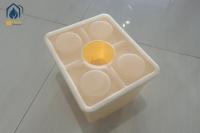 China Plastic Hydroponic Bucket Systems 11L Dutch Bucket System Square For Bigger Plant Growing for sale