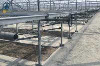 China Moveable Rolling Greenhouse Tables Removable Greenhouse Flood Benches Corrosion Resistant for sale