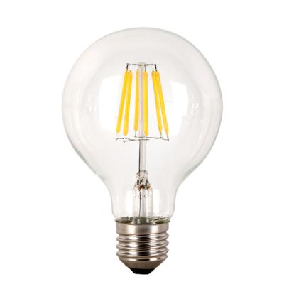 China G80 Milky Frosted LED Edison Filament Bulbs 4W / 6W B22 / E27 Vintage LED lighting for sale