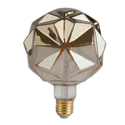 China Diamond Crystal G125 Edison Filament Bulbs  8w  E27 Led Filament Bulb Dimmable for sale