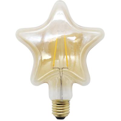 China Star Shape 120mm Edison Filament Bulbs Dimmable Retro Bulbs E27 4 Watt for sale