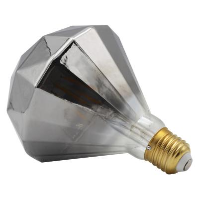 China Smoky Diamond Edison Filament Bulbs Warm White Led Edison Bulb E27 Dimmable for sale