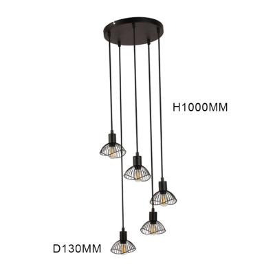 China Professional Vintage Glass Hanging Lamp  E14 E27  For Kitchen Living Dining Room for sale