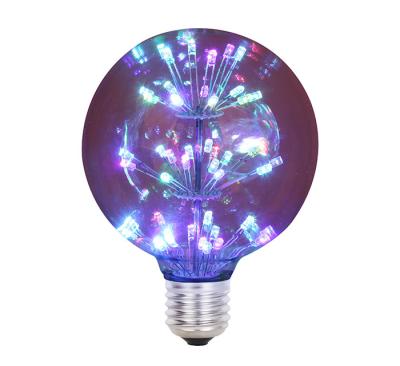 China Outdoor Wedding Decorative Starry Bulb 2300k E27 G95 Edison Bulb for sale