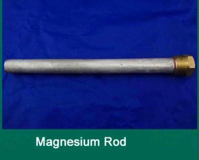 China Extruded Water Heater Magnesium Anode Rod 20mm Thickness With 20mm BSB Thread for sale