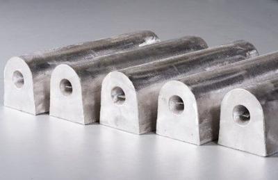 China High Potential Magnesium Sacrificial Anode Mg Alloy ASTM B843 M1C Casting 17d3 for sale