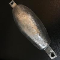 China ASTM B418-95 99% Pure Zinc Anode Ingots Anti Corrosion Aluminum Zinc Magnesium Anode for sale