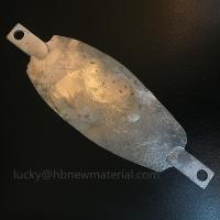 China ASTM B418-95 99% Pure Zinc Anode Ingots Anti Corrosion Aluminum Zinc Magnesium Anode for sale