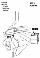 China Military Magnesium Anode For Johnson Evinrude Gearcase Magnesium Anode Replaces for sale