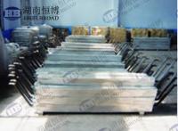 China Aluminum anode defend corrosion of steel structures in seawater and fresh water environment for sale