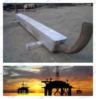 China Aluminum Cathodic Protection Anodes For Offshore Construction Service Onshore Solution for sale