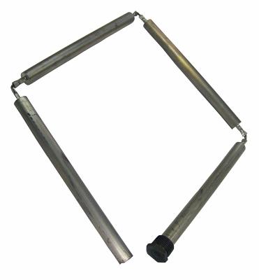 China Cathodic Protection Aluminum Anode FLEX 44 Density 2.7 G/Cm3 Length For Seawater And Offshore Structures for sale