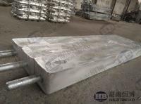 China 2.7 G/cm3 Aluminium Sacrificial Anode Rectangular / Square / Trapezoid-shaped for sale