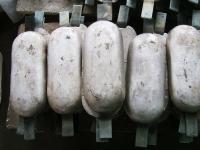 China ASTM Zinc Hull Anode sacrificial anode for corrosion control for sale