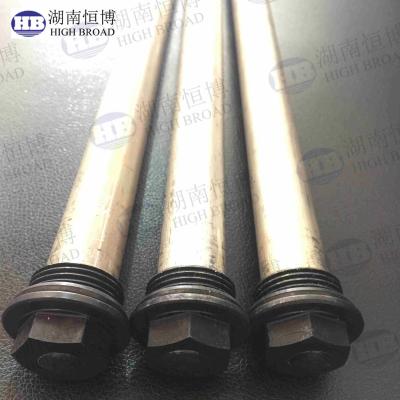 China Storage Tanks With Magnesium Or Aluminum Water Heater Anodes Anti Corrosion / AZ31 / AZ61 / AZ91 / AZ63 / High Potential for sale