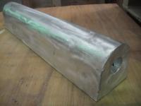 China Custom Ingot CP ICCP Sacrificial Magnesium Aluminum Anode Alloy For Heater Treater Offshore Onshore Steel Construction for sale