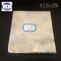 China Vacuum Smelting  AlSc30 Scandium Master Alloy For Baseball Bats, Lacrosse Sticks, Bicycle Frames for sale