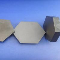 China Black Color Bullet Proof Ceramic Hexagon Tile , Silicon Carbide Armor Tiles SIC for sale