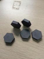 China Semi hexagon Ballistic Tiles rectangle short corner single curved bulletproof plate for sale