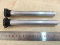 China Extruded magnesium alloy anode, Magnesium rods for water heaters and geysers, gas water heater anode rod for sale