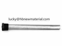 China Magnesium Sacrificial Water Heater Anode Rod AZ31 Casting Metal Parts for sale